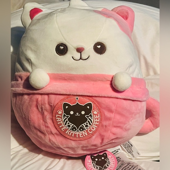 Toys | Latte Neko Kitten Coffee Japanese Cat Kawaii Soft Plushie ...